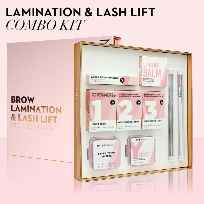Brow Lamination & Lash Lift Professional Complete Combo Kit - ONE V ...